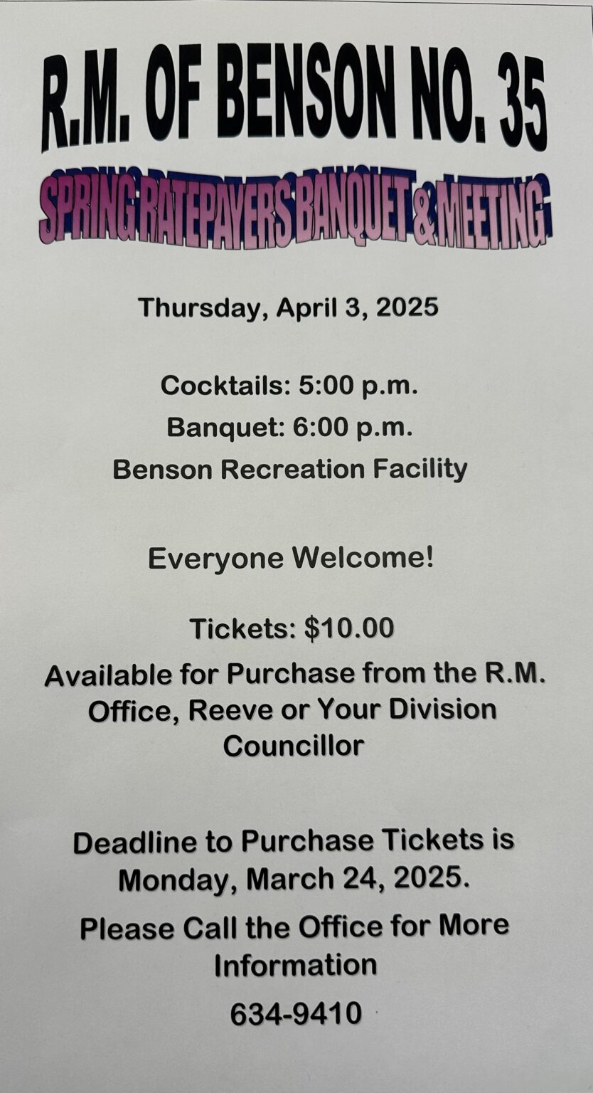 RM of BENSON – RM of BENSON